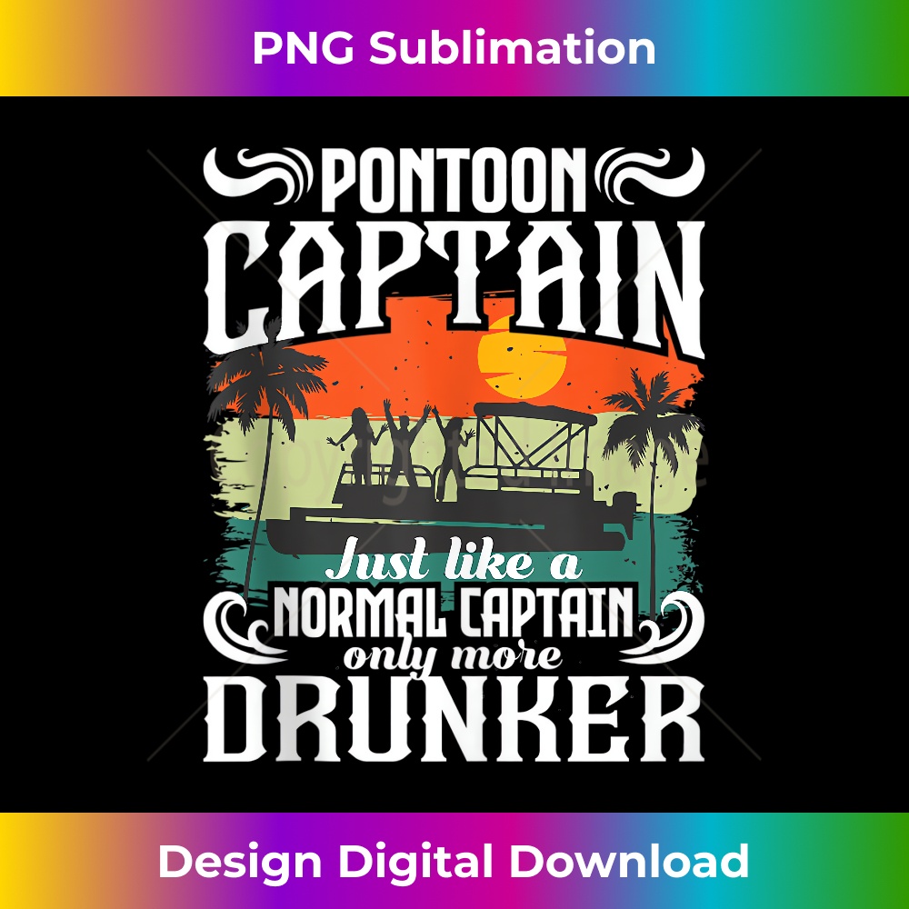 Pontoon Captain - Funny Pontoon Boat Pontooning Party Boat T | Inspire ...