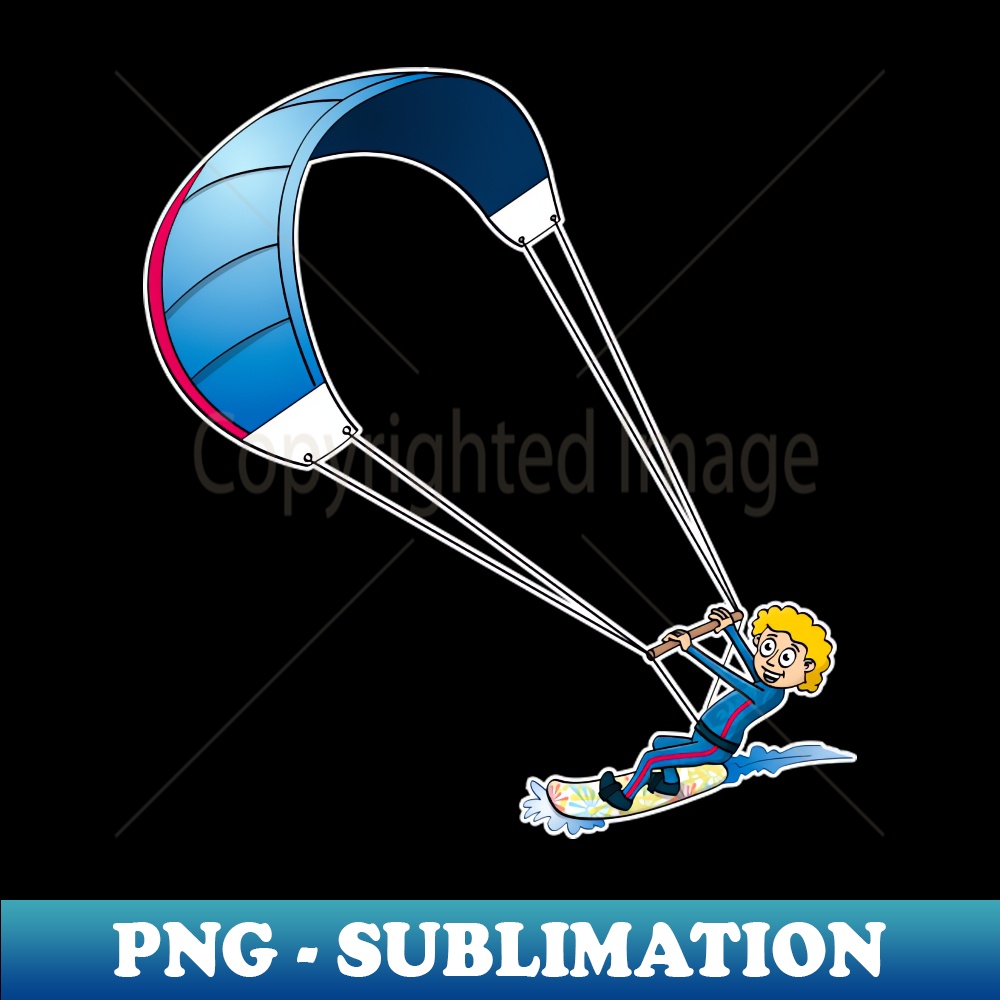 The happy kitesurfing boy illustration - Modern Sublimation | Inspire ...