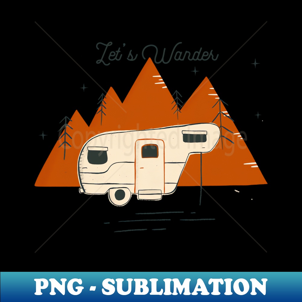 Lets Wander Camping RV witness Mountains - PNG Transparent S | Inspire ...