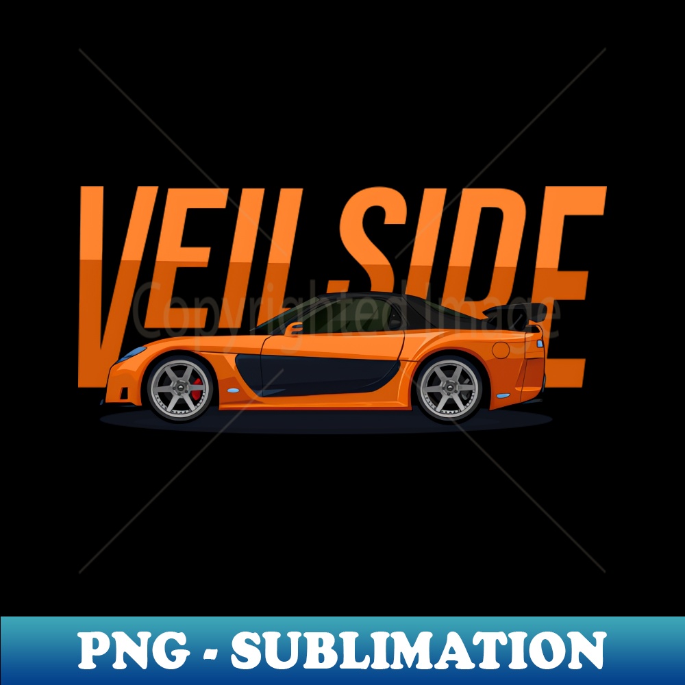 HAN MAZDA RX7 VEILSIDE-ORANGE - Signature Sublimation PNG Fi | Inspire ...