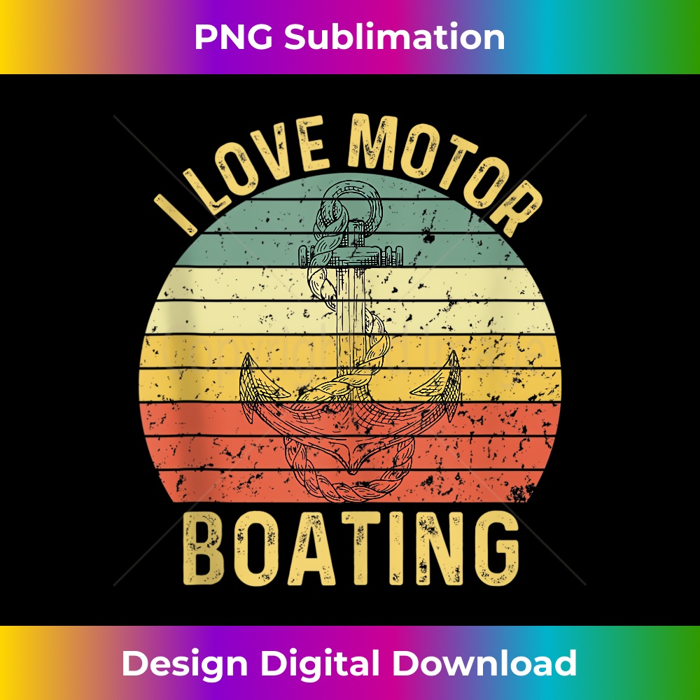 I Love Motor Boating Funny Boat Saying Men Women Tank Top - | Inspire ...