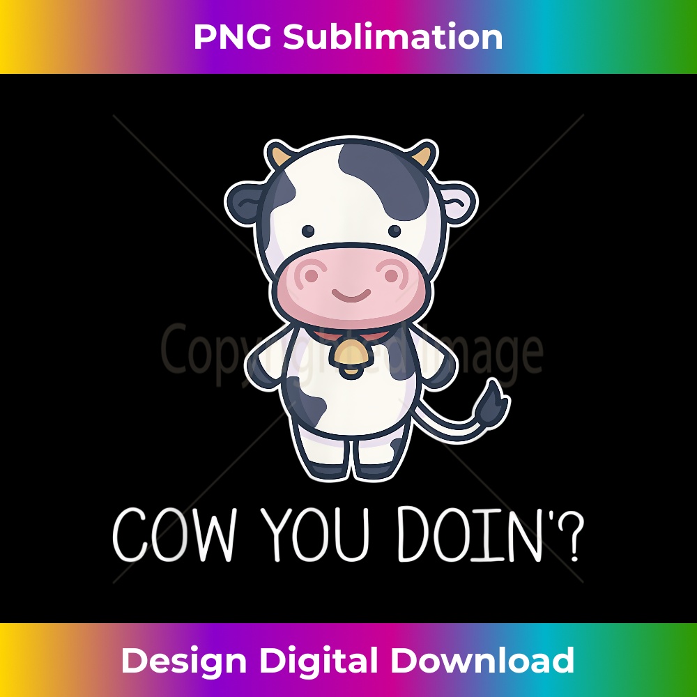 Cow You Doin Farming Farm Farmer Saying Pun Humor - Edgy Sub - Inspire ...