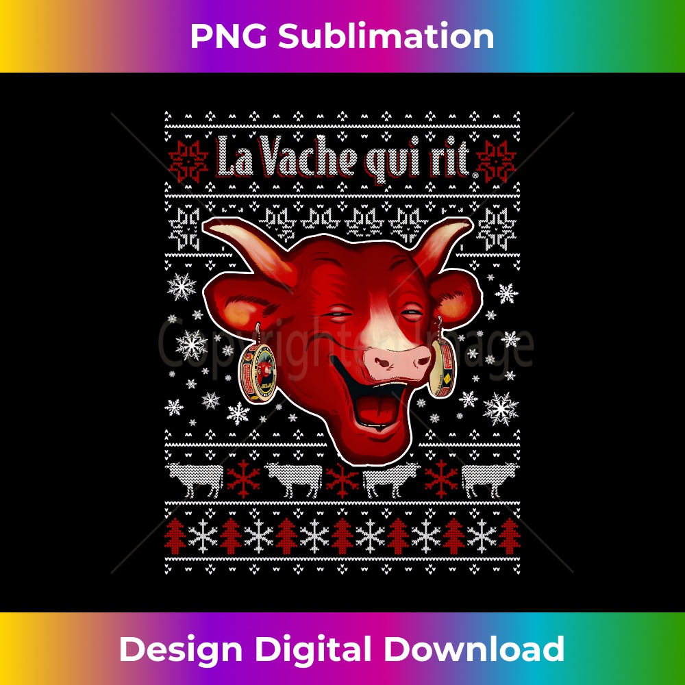 The Laughing Cow Christmas La Vache Qui Rit Long Sleeve - Ar | Inspire ...