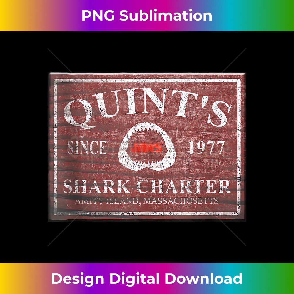 Jaws Quint's Shark Charter Boat Since 1977 Wooden Sign Tank | Inspire ...