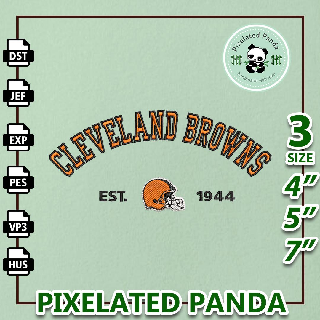 NFL Cleveland Browns, NFL Logo Embroidery Design, NFL Team E | Inspire ...
