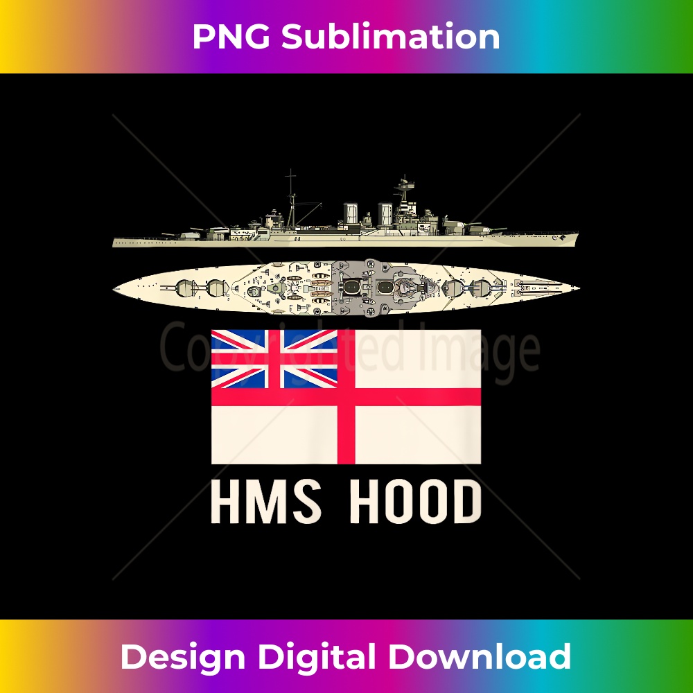 HMS Hood British Battleship Diagram Navy Flag - Urban Sublim | Inspire ...