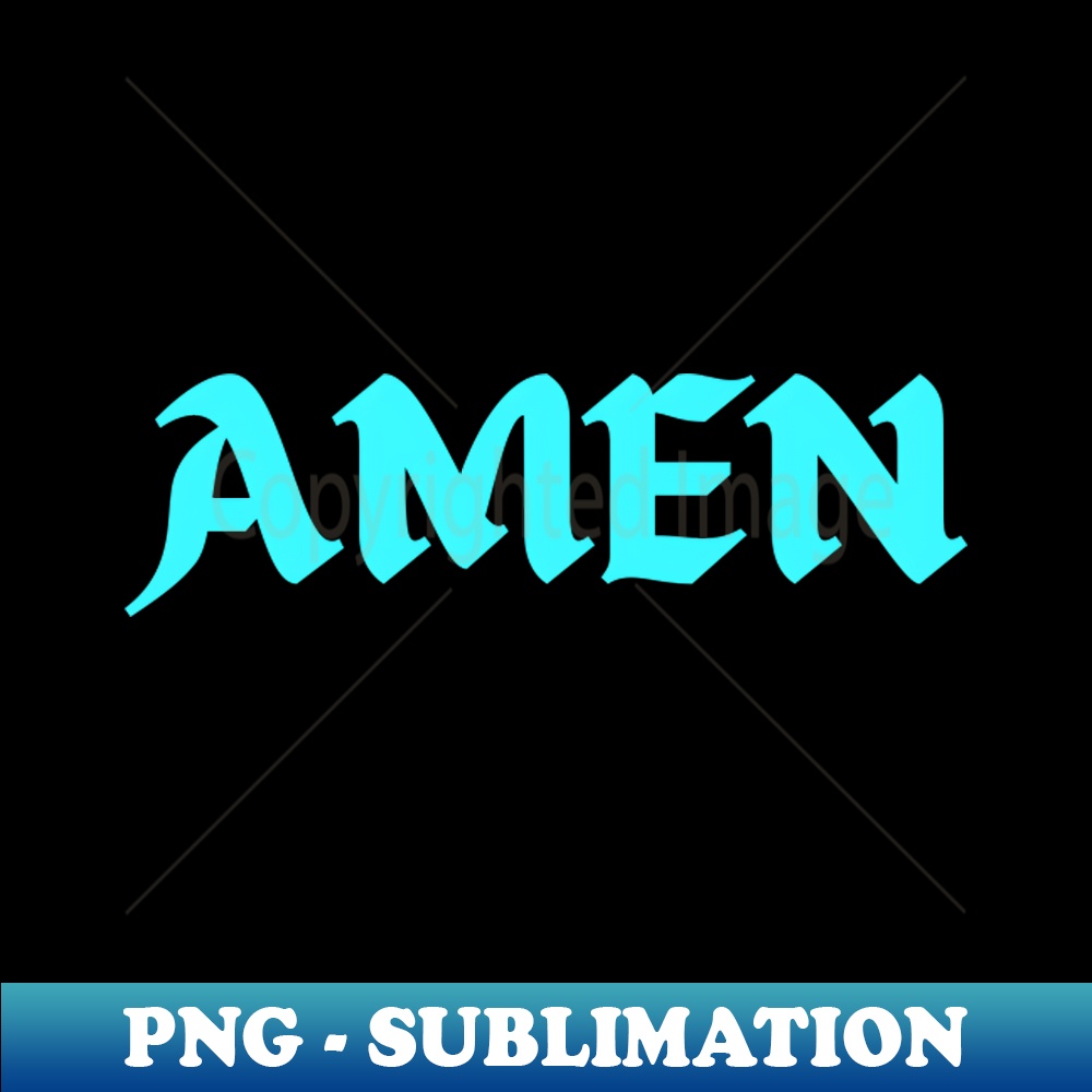 Amen - PNG Transparent Digital Download File for Sublimation | Inspire ...