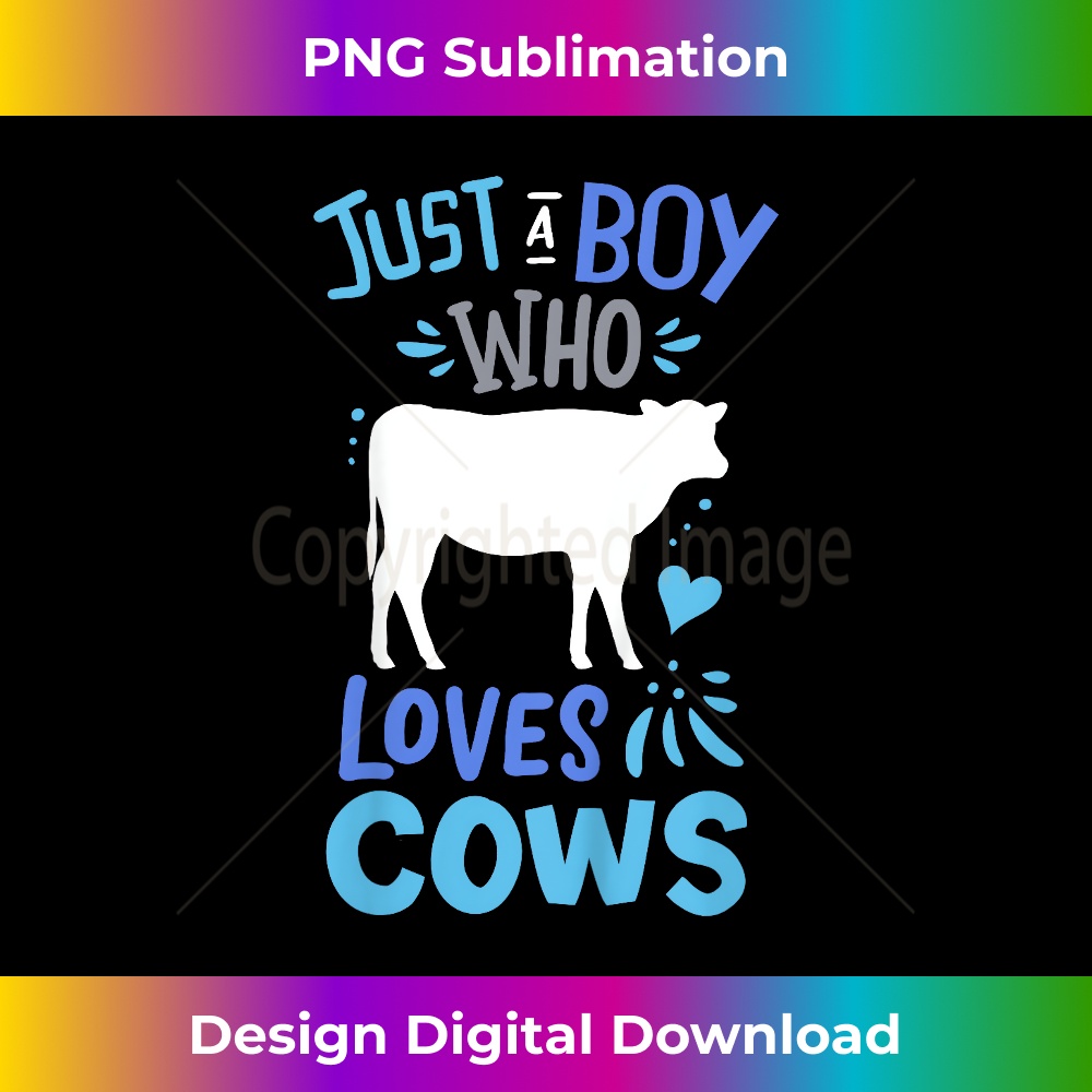 Kids Cow Just A Boy Who Loves Cows Gift for Cow Lovers - Con | Inspire ...