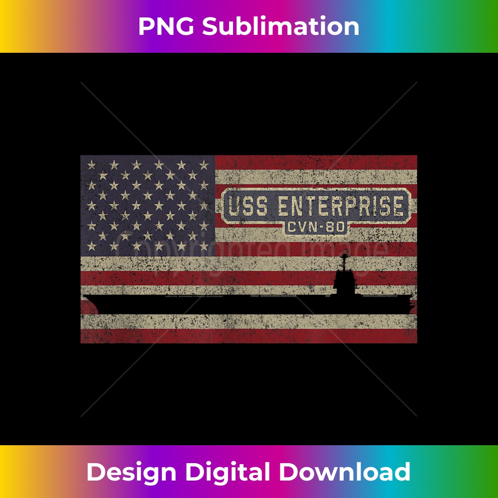 USS Enterprise CVN-80 Aircraft Carrier American Flag - Timel - Inspire ...