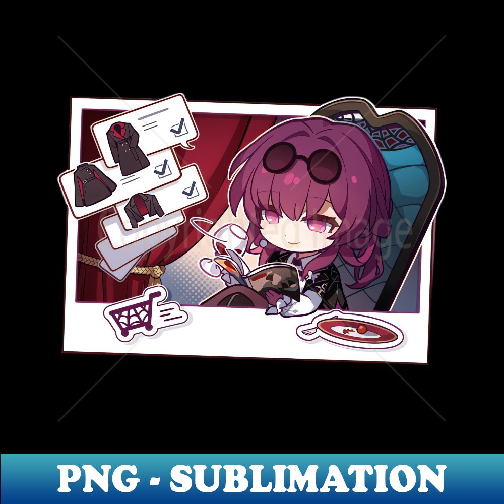 Honkai Star Rail Chibi Kafka Coats - PNG Transparent Digital | Inspire ...