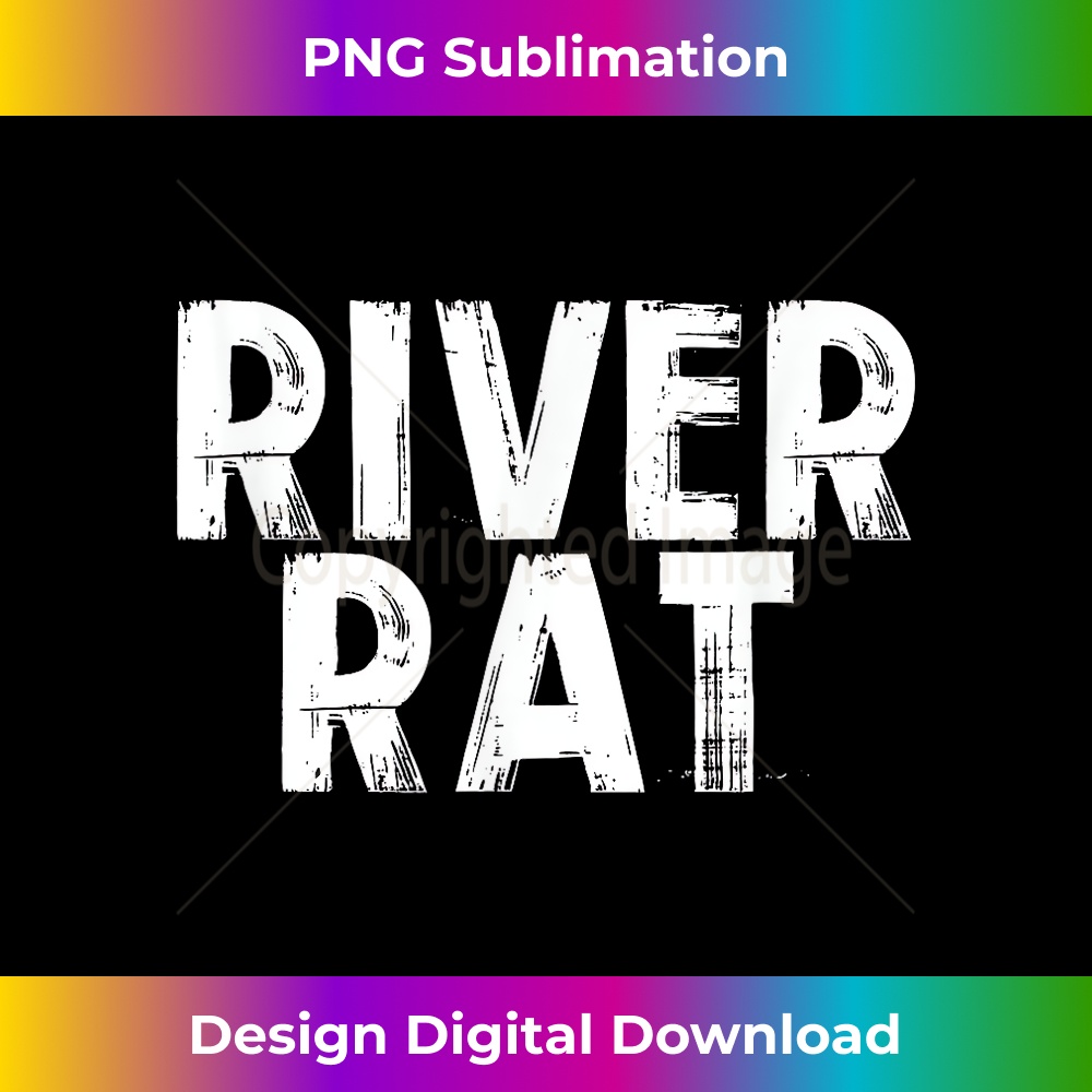 River Rat Boat Vacation Float Vibes Summer Outdoors Fishing | Inspire ...