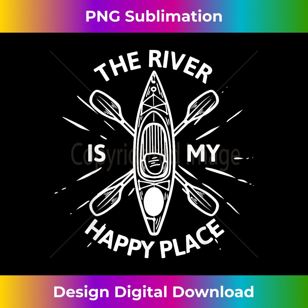 The River is my Happy Place Kayak Kajak Canoe - Sublimation- | Inspire ...