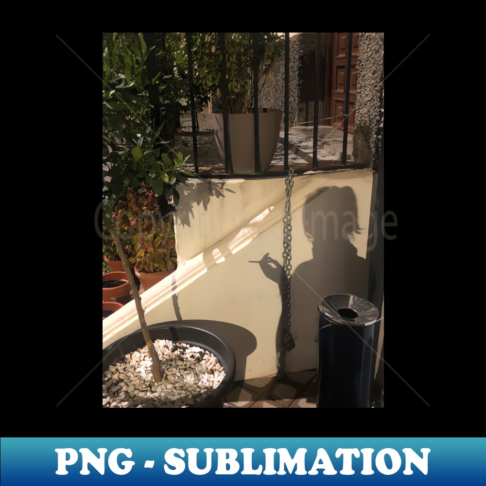 Smoking a Cigarette Shadow Girl - Sublimation-Ready PNG File | Inspire ...