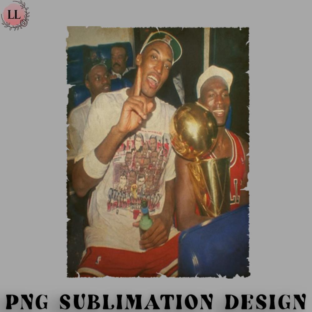 Basketball PNG Scottie Pippen And Michael Jordan | Inspire Uplift
