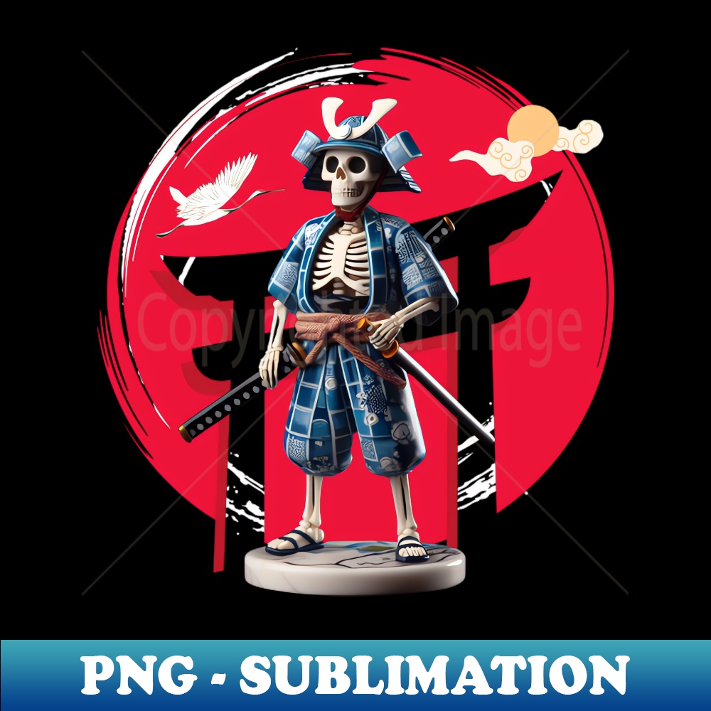 Skeleton Japanese Samurai Warrior - Special Edition Sublimat | Inspire ...