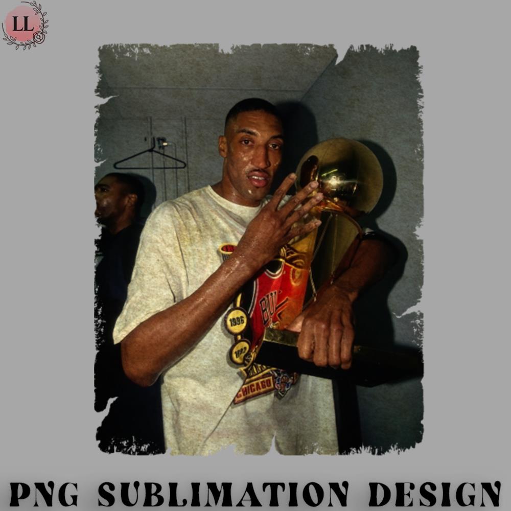 Basketball PNG Scottie Pippen The Champion | Inspire Uplift