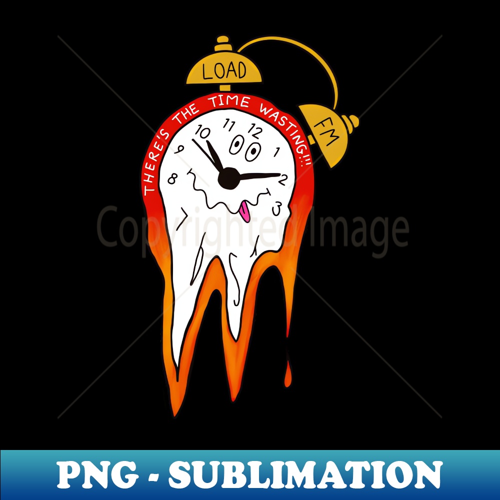 Small Logo Melting Clock Time Wasting - High-Resolution PNG | Inspire ...