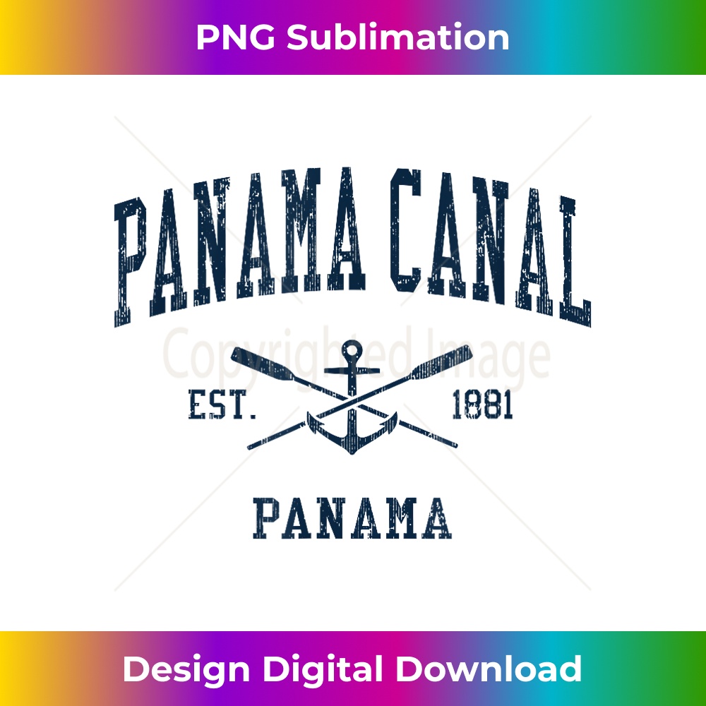 Panama Canal Vintage Navy Crossed Oars & Boat Anchor - Craft | Inspire ...