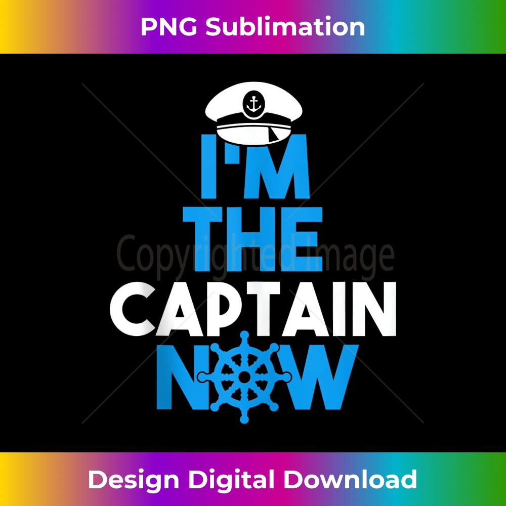 I'm The Captain Now Cool Funny Boating for Boat Lovers Tank | Inspire ...