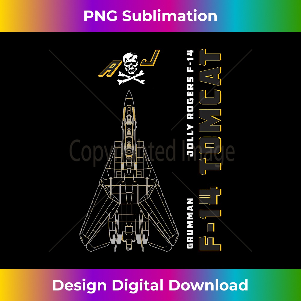 F-14 Tomcat Jolly Rogers VFA-103 Jet Airplane Profile - Eco- - Inspire ...