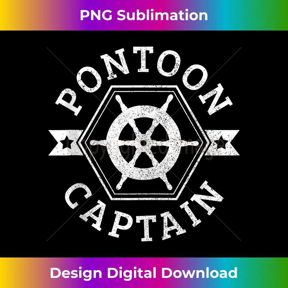 Pontoon Captain - Pontooning Boat Boating Nautical Gift Tank | Inspire ...