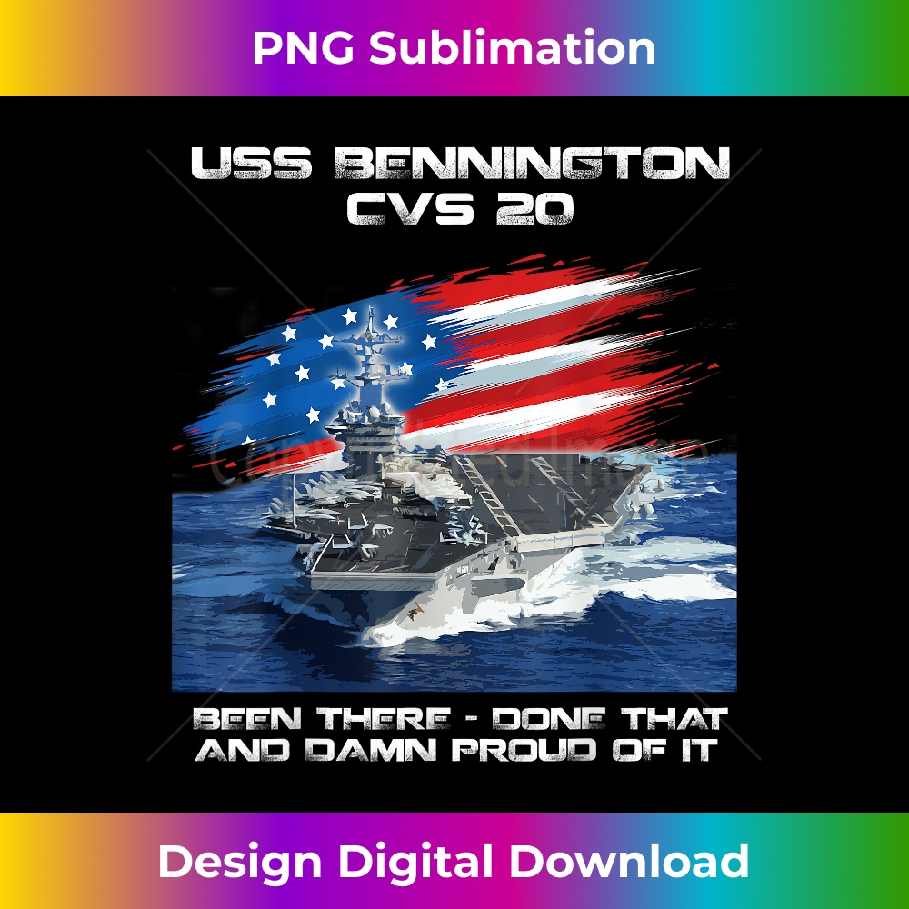 USS Bennington CVS 20 Aircraft Carrier Veteran USA Flag Xmas | Inspire ...