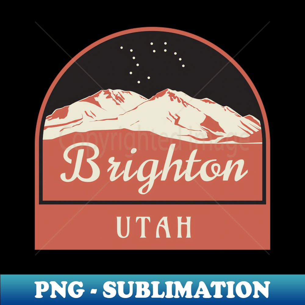 Brighton ski - Utah - PNG Transparent Sublimation File - Def | Inspire ...