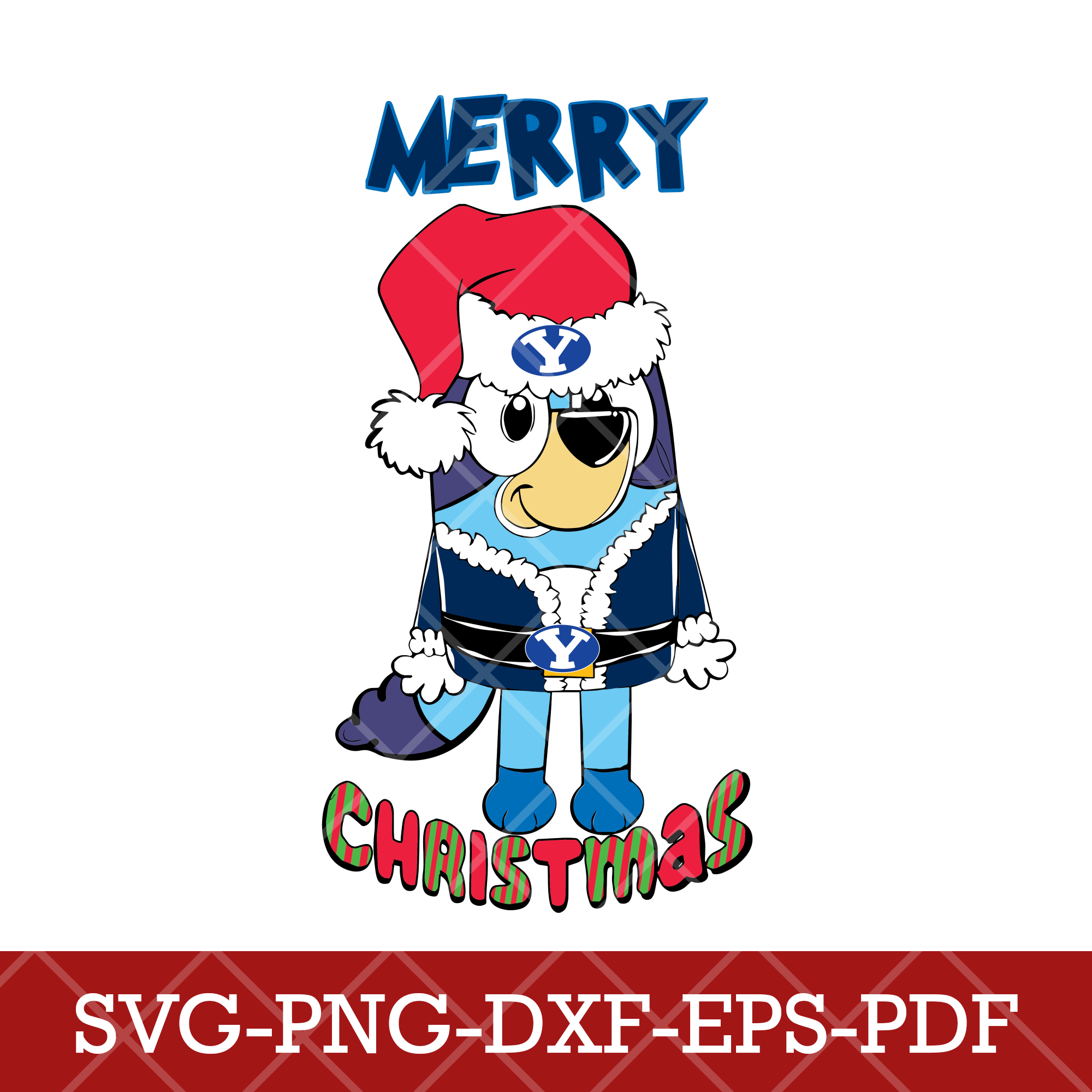 BYU Cougars_NCAA Bluey 10,SVG,DXF,EPS,PNG,digital download,N | Inspire ...