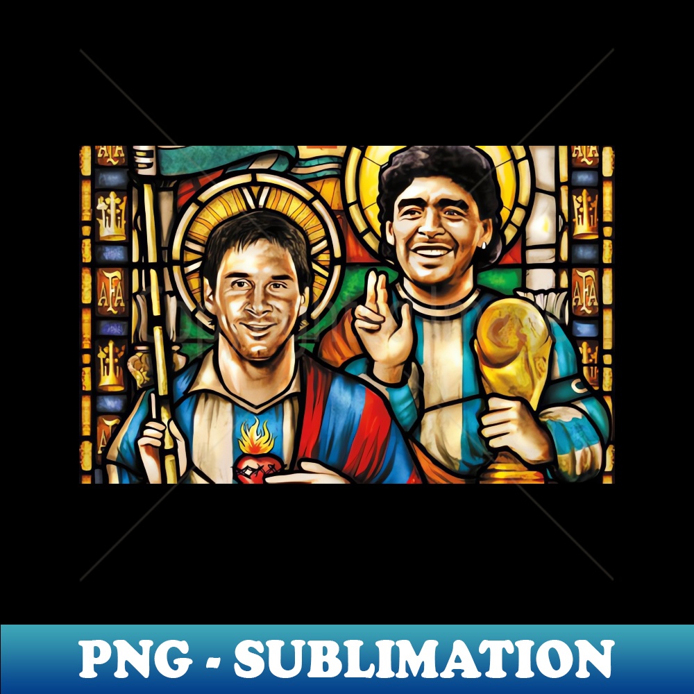 Maradona and Messi Hand of God - Exclusive Sublimation Digit | Inspire ...