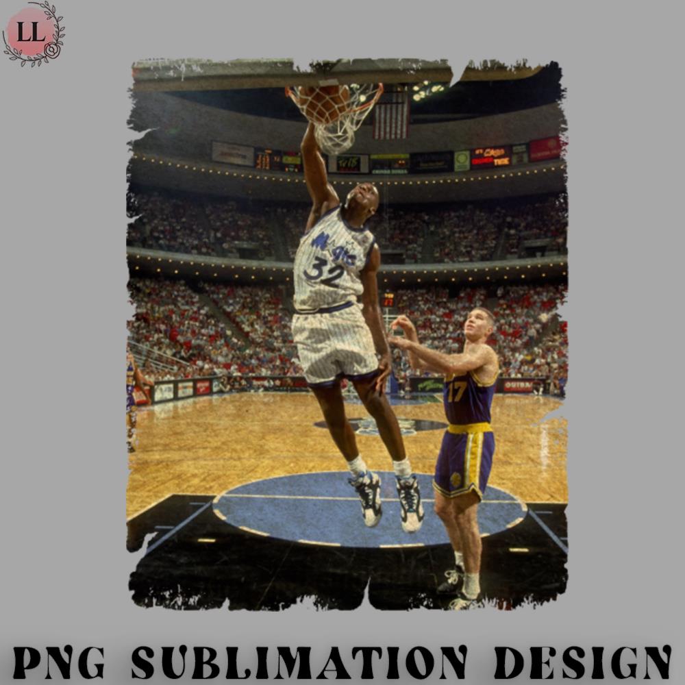 Basketball PNG Shaquille ONeal Jump in Orlando Magic | Inspire Uplift