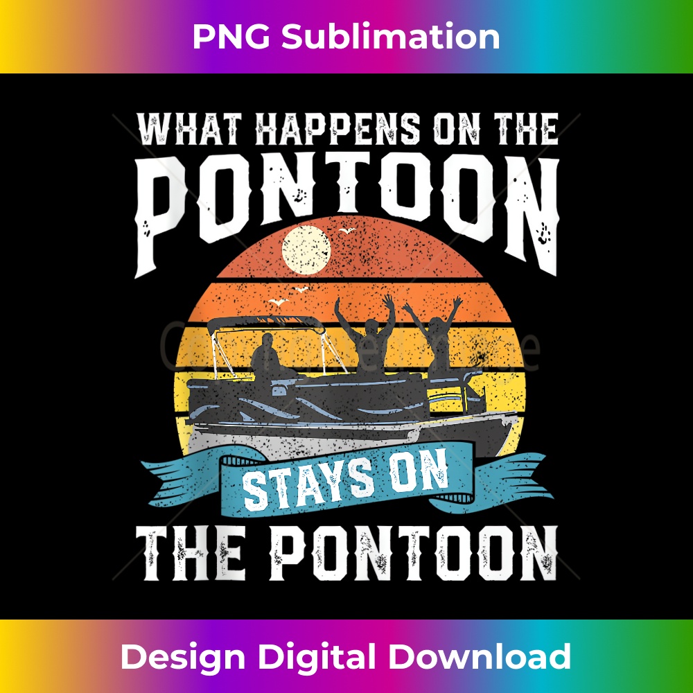 What Happens On The Pontoon Boat Funny Boating Gift For Dad - Inspire ...