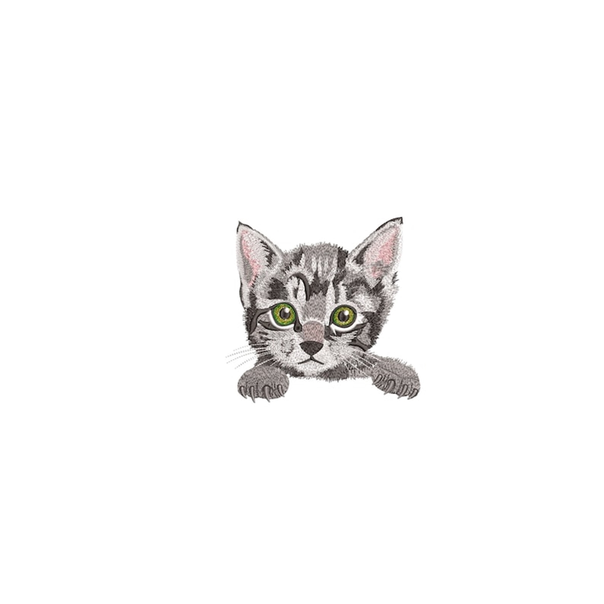 Cat Machine Embroidery Design | Inspire Uplift