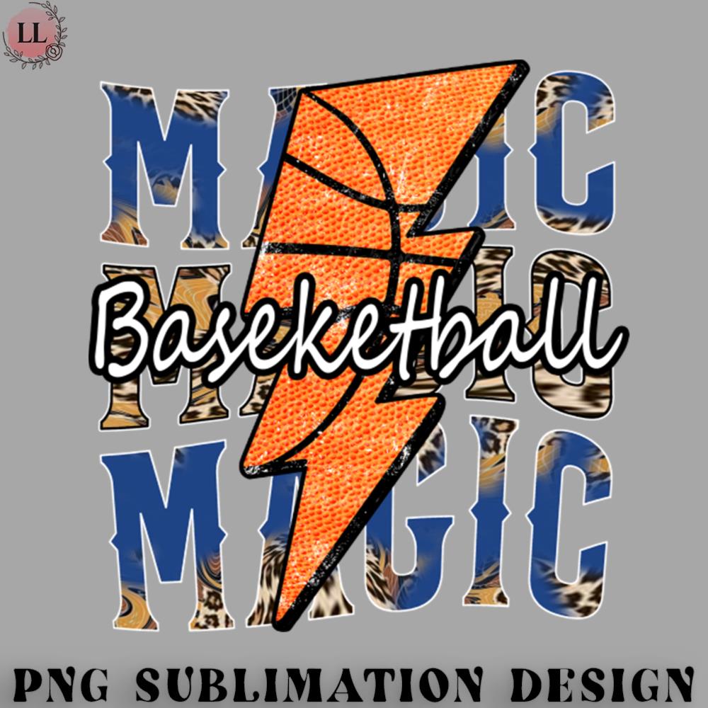 Basketball PNG Graphic Basketball Magic Proud Name Vintage | Inspire Uplift