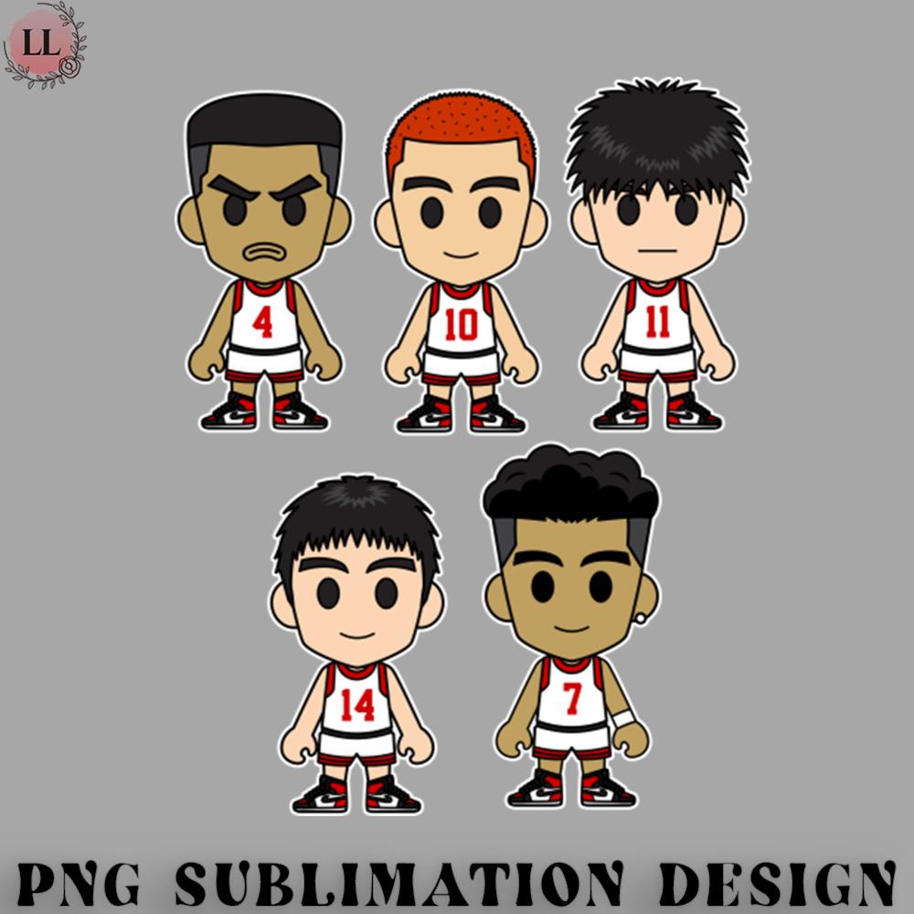 Basketball PNG The First Slam Dunk Anime Chibi | Inspire Uplift