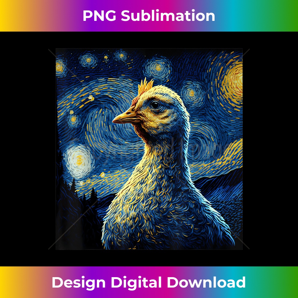 Chicken Starry Night, Van Gogh Chicken, Chicken Lovers - Tim | Inspire ...