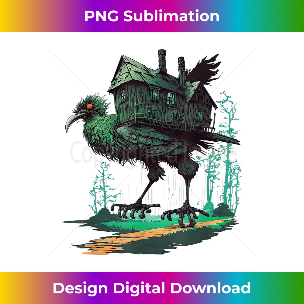Walking House on Chicken Legs Slavic folklore Baba Yaga Art - Inspire ...