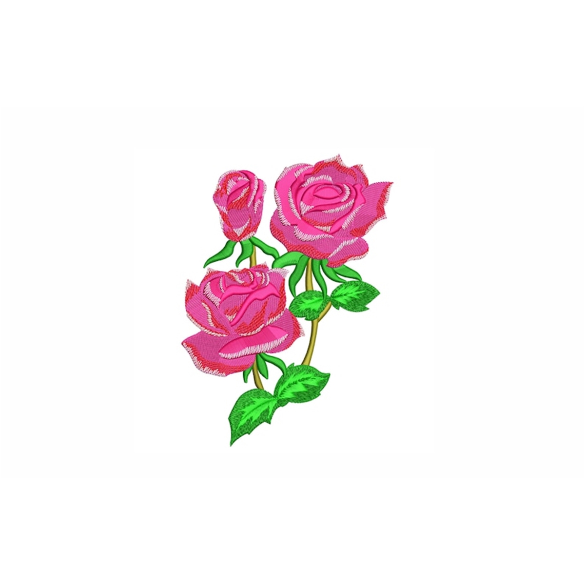 Rose Machine Embroidery Design. 5 sizes. Flowers Embroidery | Inspire ...