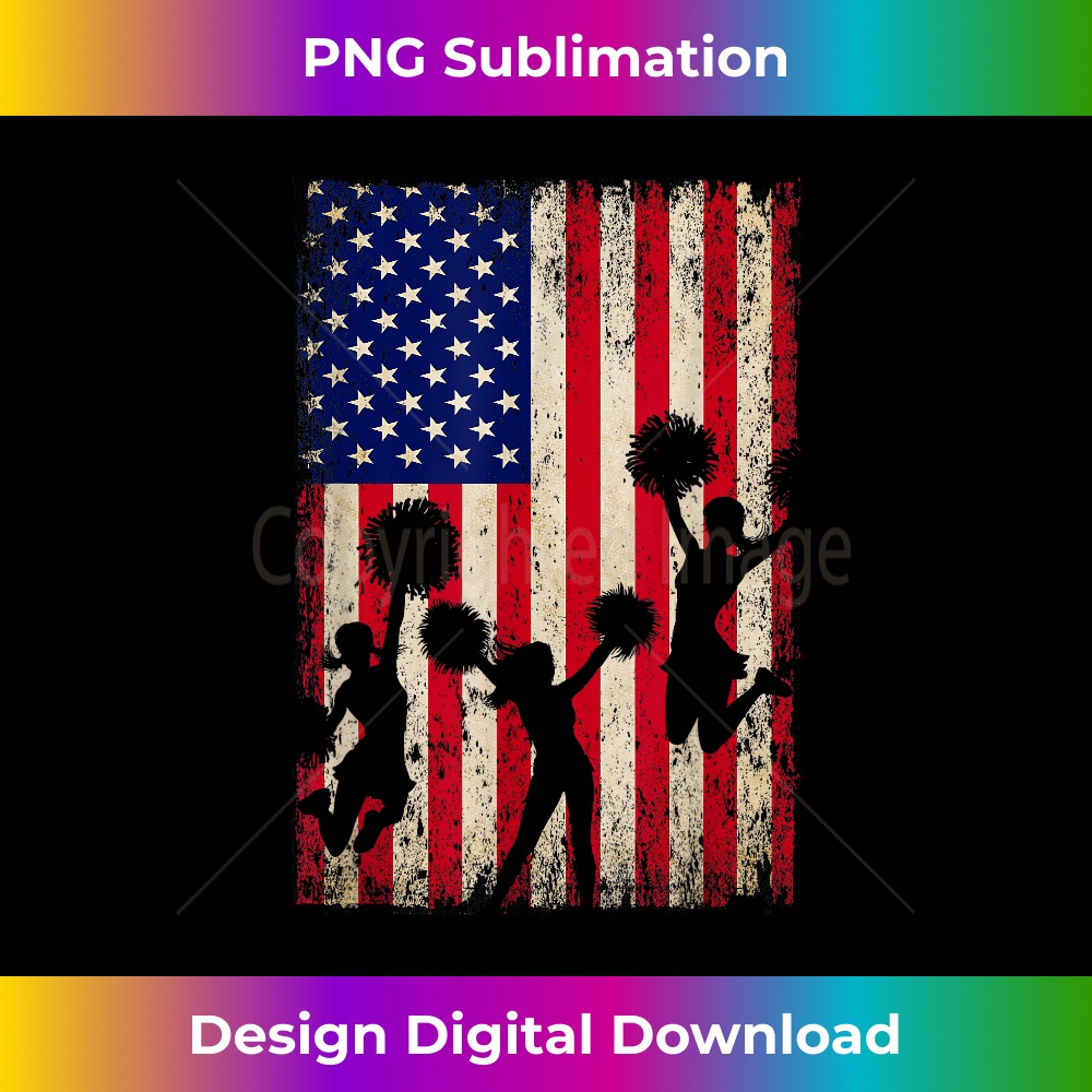 Cheerleaders USA American Flag 4th of July Cheerleading - Co | Inspire ...