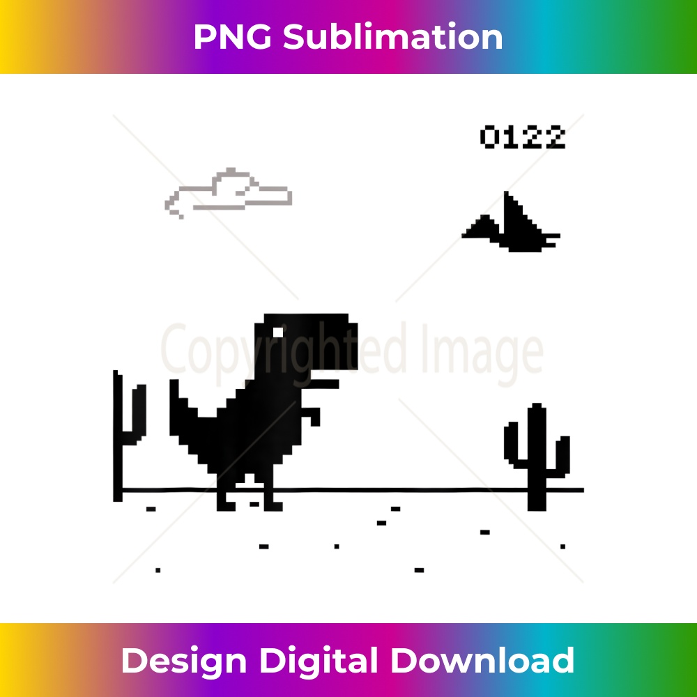 Game T-Rex chrome Offline - Crafted Sublimation Digital Down | Inspire ...