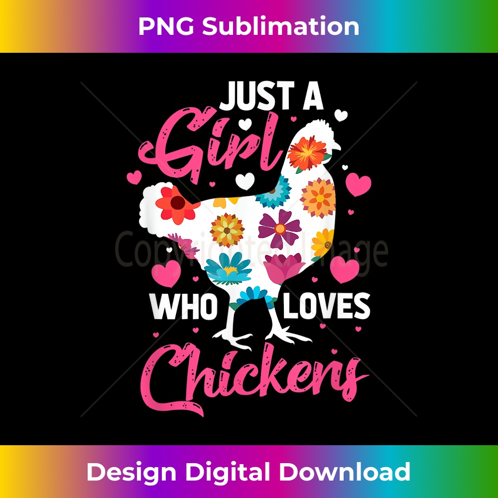 Just a Girl Who Loves Chickens Chicken Flowers Farm - Innova | Inspire ...