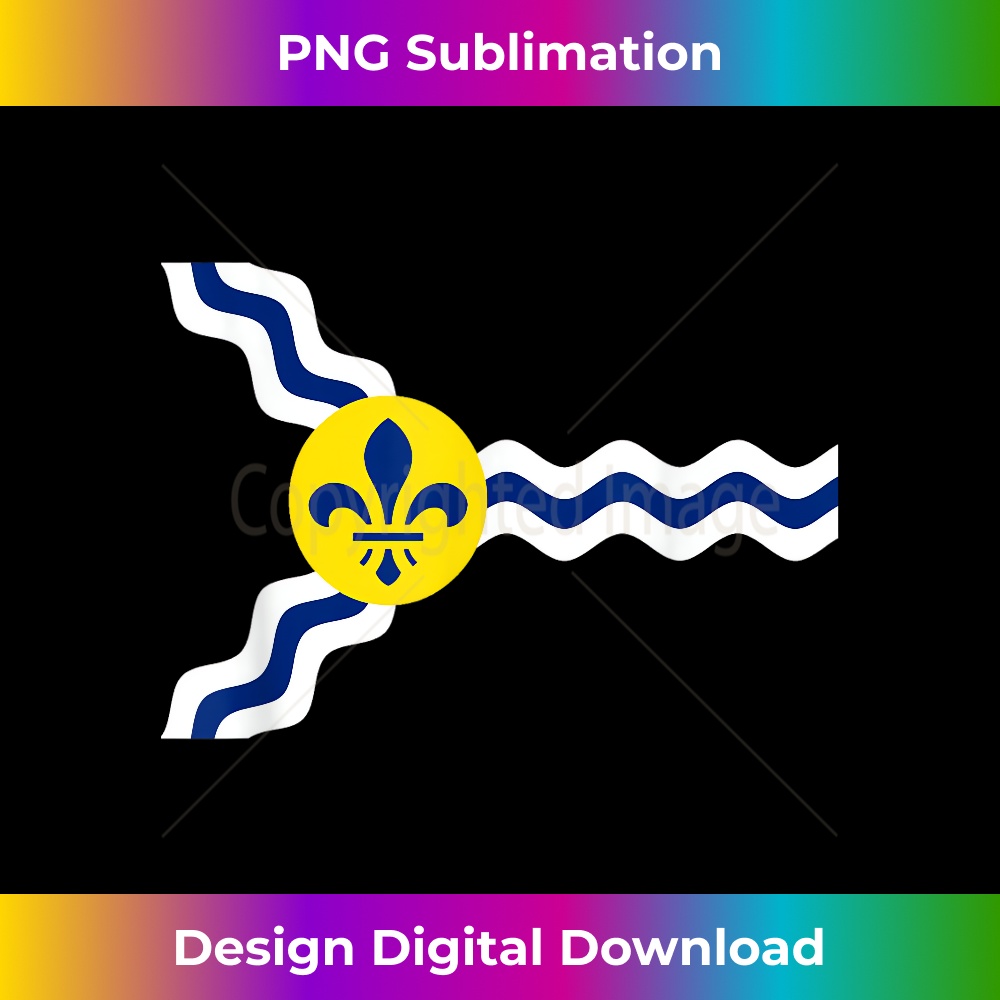 Saint St. Louis STL Flag - Sublimation-Optimized PNG File - - Inspire ...