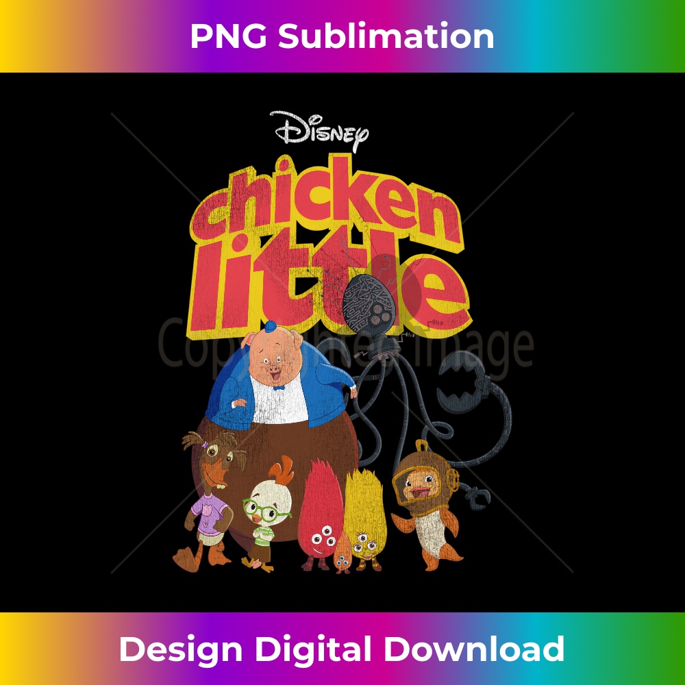 Disney Chicken Little Characters Retro Long Sleeve - Bohemia | Inspire ...