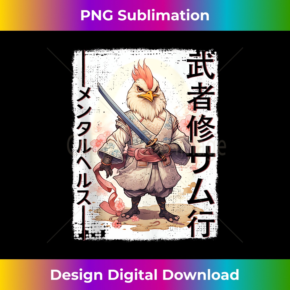 Samurai Chicken Warrior Japanese Ninja Chicken Kawaii Tank T | Inspire ...