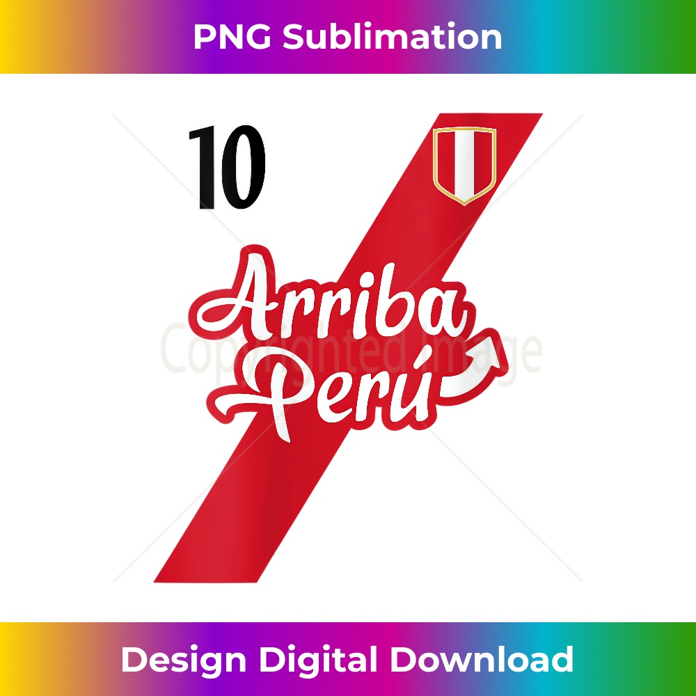 Womens Retro Arriba Peru Soccer Jersey 10 Peruvian Futbol Gi | Inspire ...