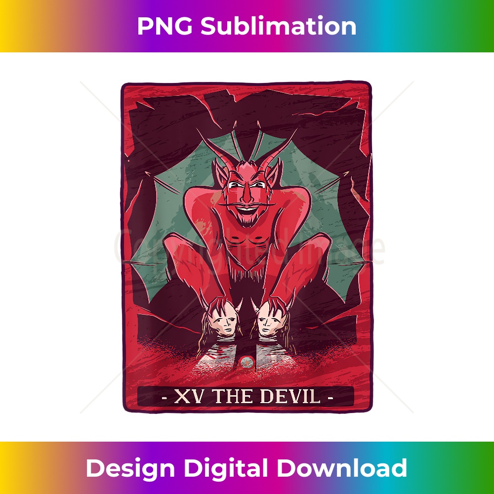 The Devil Tarot Card Baphomet Pentagram Symbol Gothic Gift - | Inspire ...