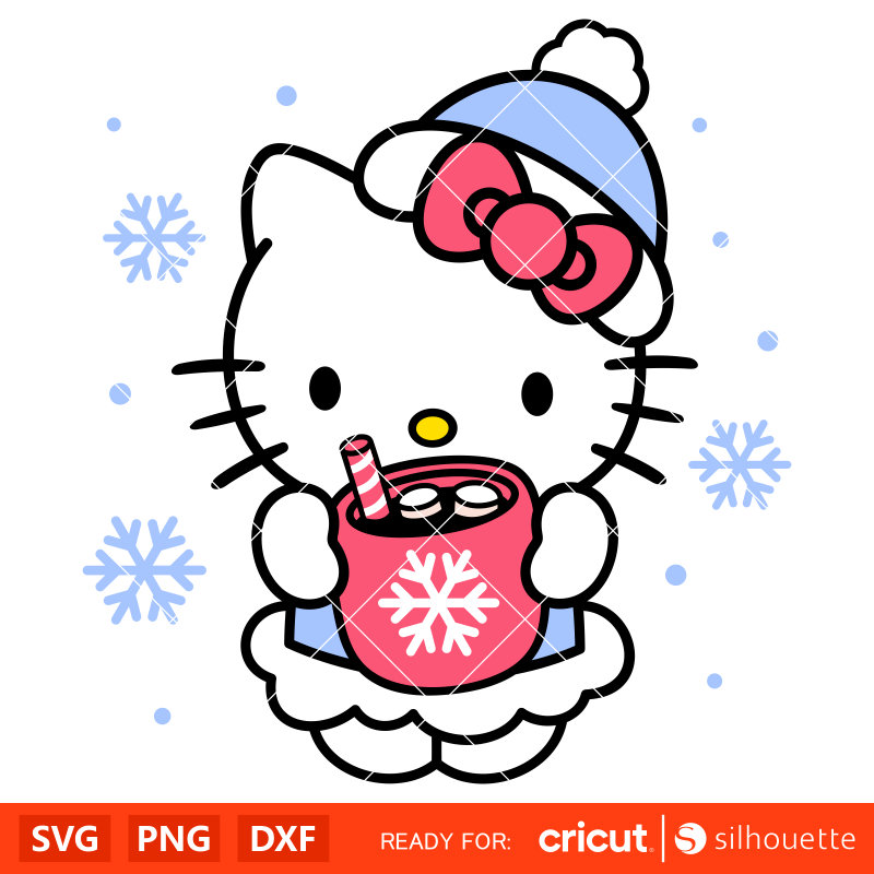 Hello Kitty Hot Cocoa Svg, Christmas Svg, Sanrio Christmas S | Inspire ...
