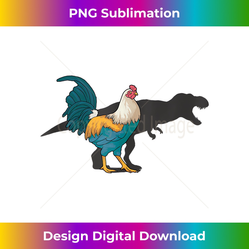 Chicken Dinosaur Shadow T Rex Hen Lover Cute Chicken Farmer - Inspire ...