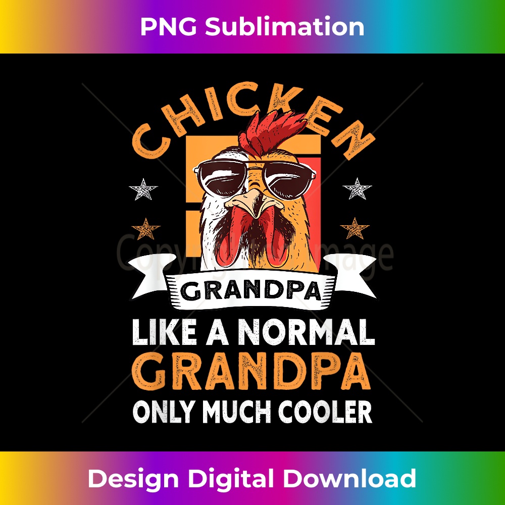 Chicken Grandpa - Farmer Rooster Hen Chicken - Crafted Subli | Inspire ...