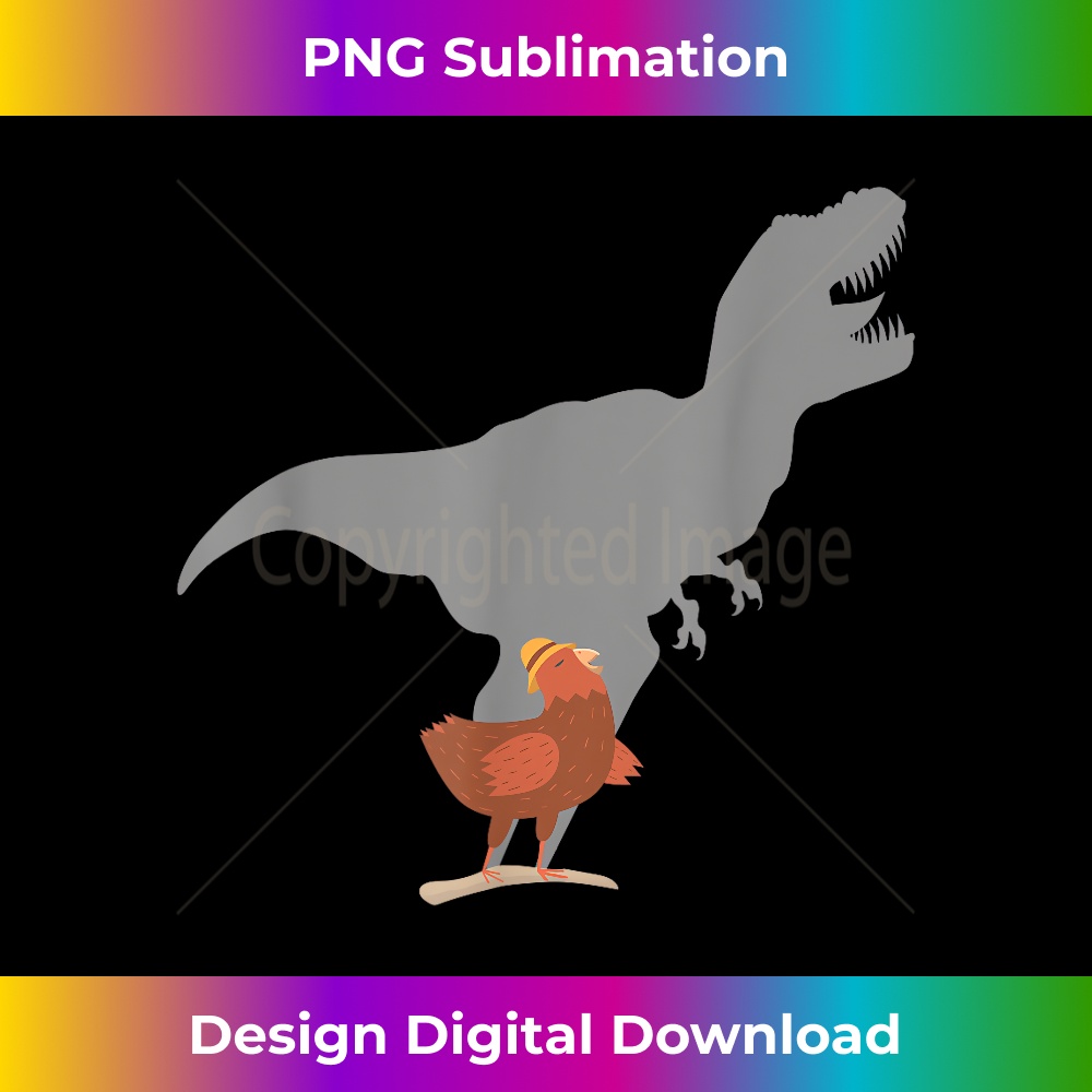 Funny Chicken Dinosaur Shadow - Hen Farm T-Rex Dino Gardener - Inspire ...