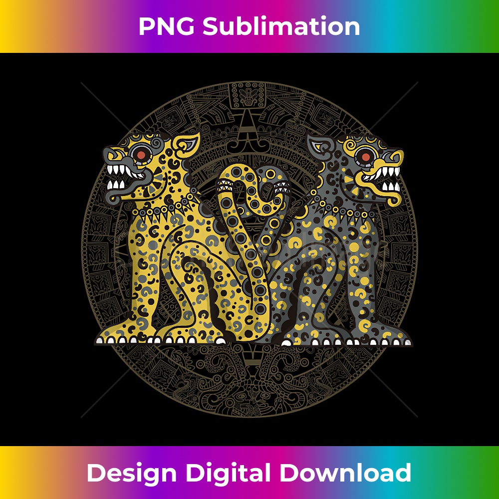 Aztec calendar with mexican jaguar- ocelot warrior - Deluxe | Inspire ...